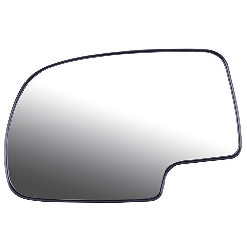 SCITOO Replacement Mirror Glass Driver Side Compatible with 1999-2006 for Chevy Silverado Pickup 2007 for Chevy Silverado Pickup 2000 for Chevy Suburban 2001-2006 for GMC Yukon XL for GMC Sierra