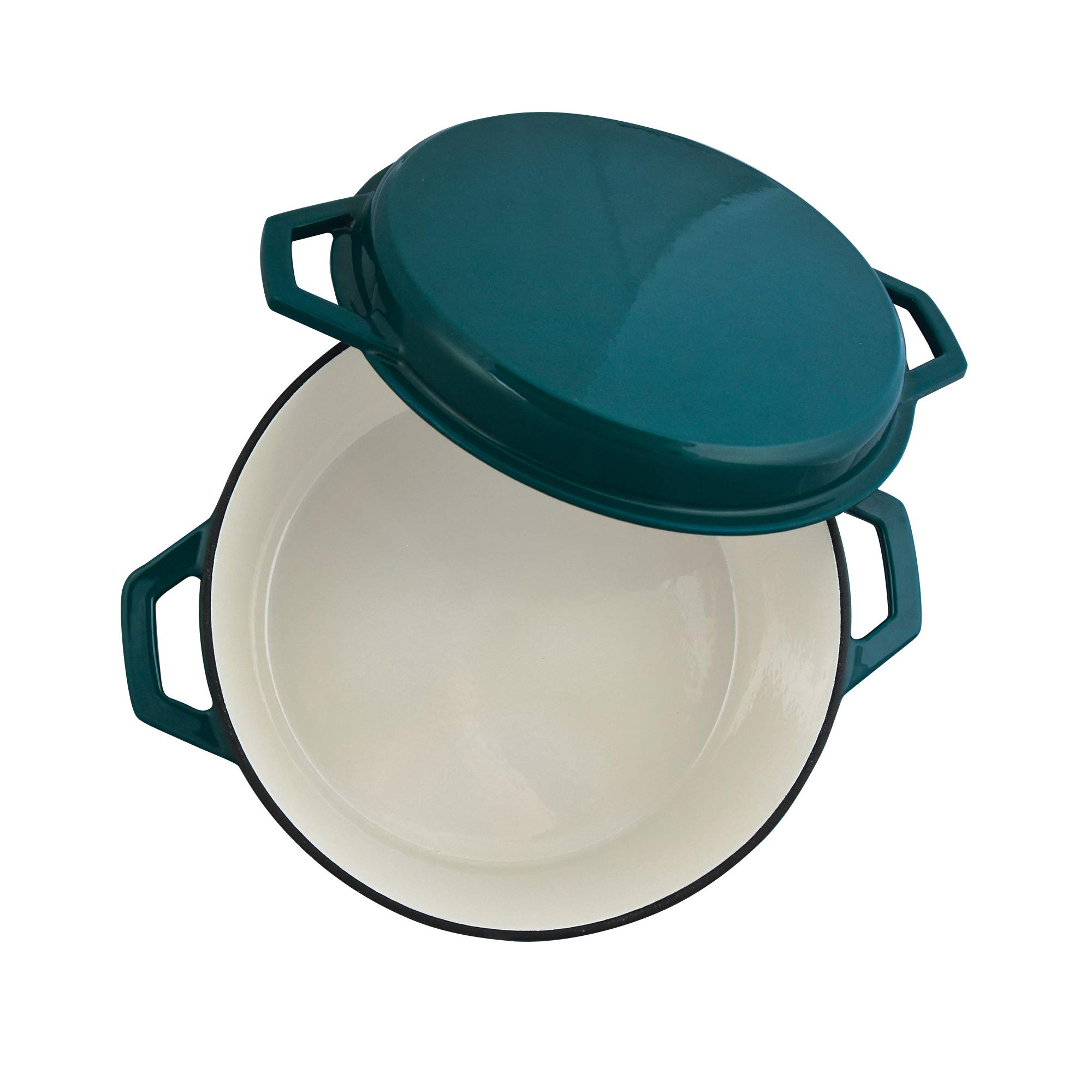 Taste of HomeĀ® 7-quart Enameled Cast Iron Dutch Oven with Grill Lid