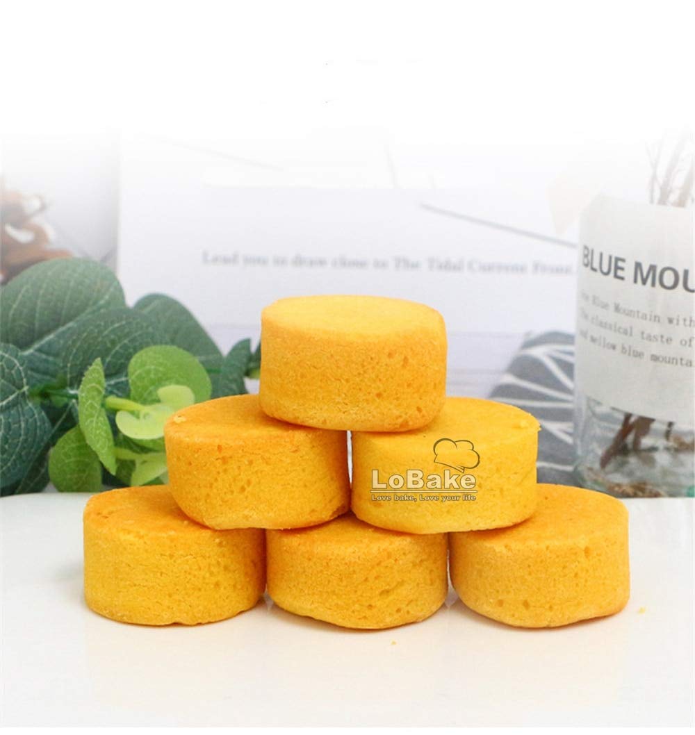 Various Designs Rectangle Oval Round Flower Pineapple Square Aluminium Pineapple Cake Mold with Manual Press Biscuit Molds DIY (Round Molds with 1 Press)
