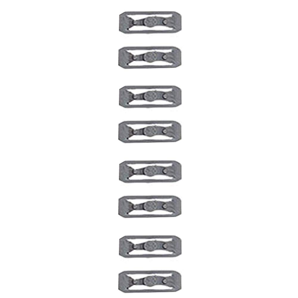 Replacement Track Connectors for Hot Wheels - Package of 8 Gray Hot Wheels Track Connectors ~ Work with Track Builder Sets