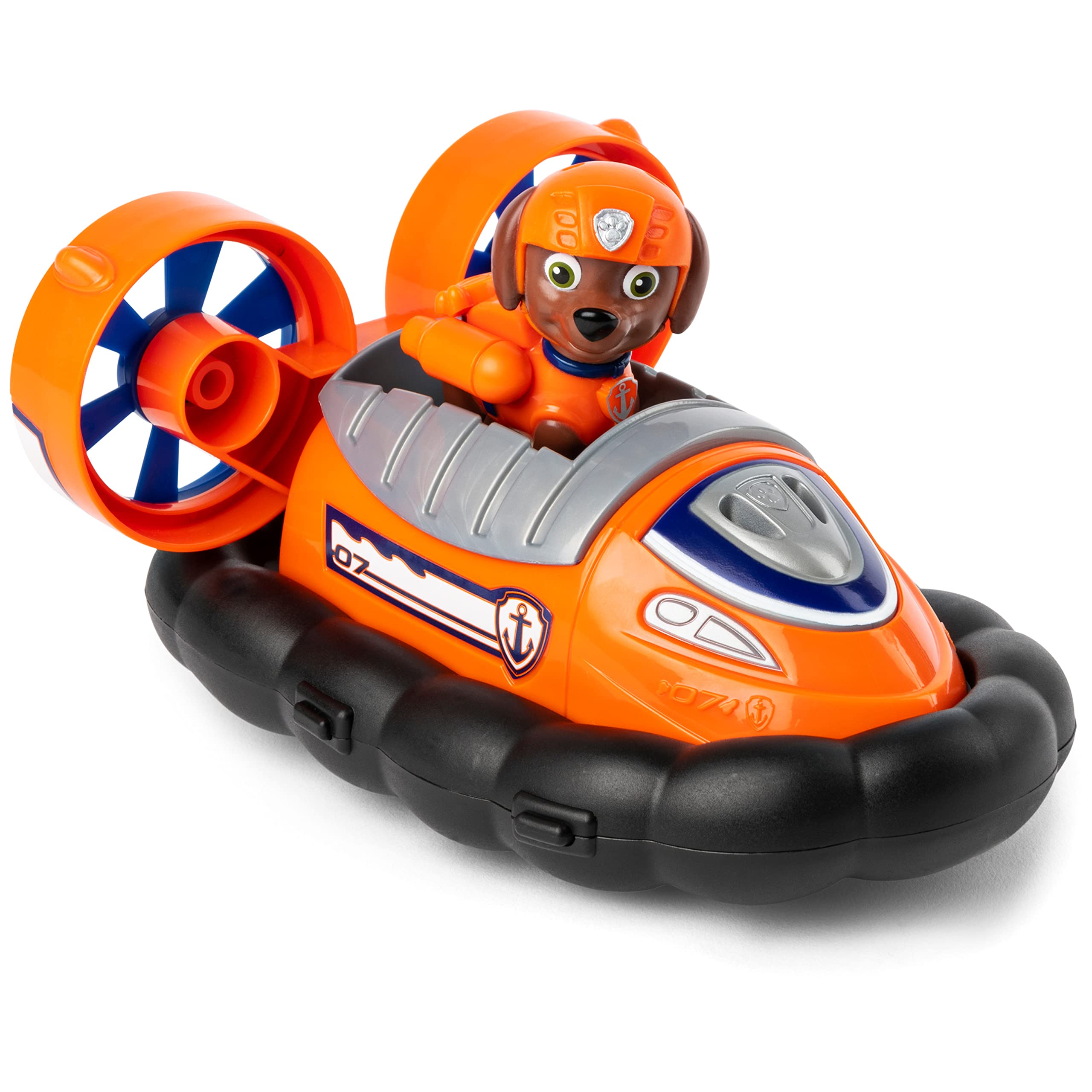 PAW Patrol, Zuma’s Hovercraft Vehicle with Collectible Figure, for Kids Aged 3 and Up
