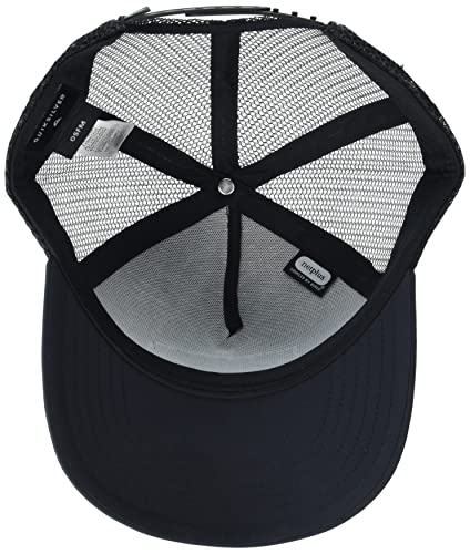 Quiksilver Men's Good Conscience Trucker Hat, Black, 1SZ