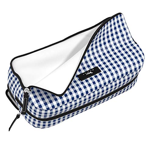 SCOUT 3-Way Bag - Travel Makeup Pouch and Toiletry Bag for Women with Three Zipper Compartments - Stands Upright, Wipes Clean