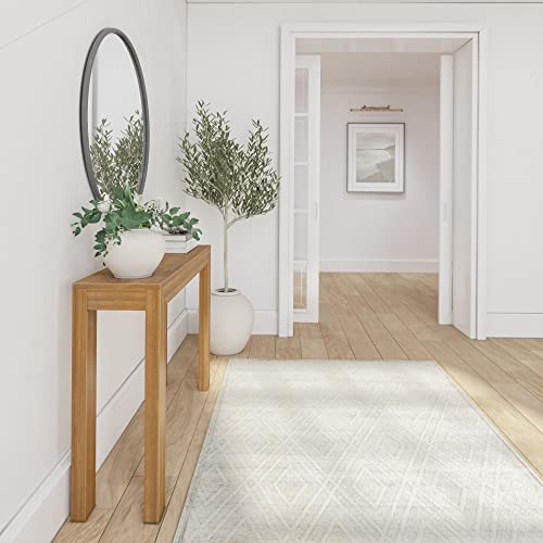 Plank+Beam Modern Solid Wood Console Table, 46.25 Inch, Sofa Table, Narrow Entryway Table for Hallway, Behind The Couch, Living Room, Foyer, Easy Assembly, Pecan