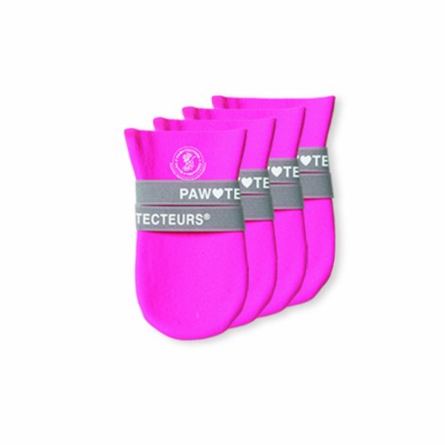 Paw Tectors by Pedigree Perfection International Inc. Water Proof Boot, X-Small, Pink