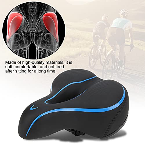 Yuecoom Bike Seat Cover, Waterproof Ergonomic Bicycle Saddle Cushion Breathable Seat Pad for Mountain Bike