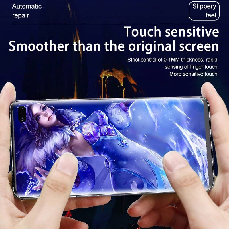 PORRVDP Hydrogel Screen Protector for Xiaomi Poco X3 GT (NOT Tempered Glass Film),2 Pcs Upgraded Flexible TPU Transparent Protective Screen Protector [Clear HD] [Ultra Sensitivity][Non-breakable]