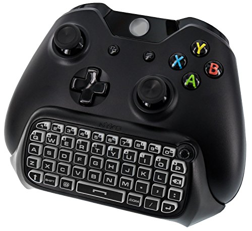 Nyko Type Pad - Chat Pad Message Keyboard with Glow in the Dark Keys and 3.5mm Jack for Xbox One Wireless Controller