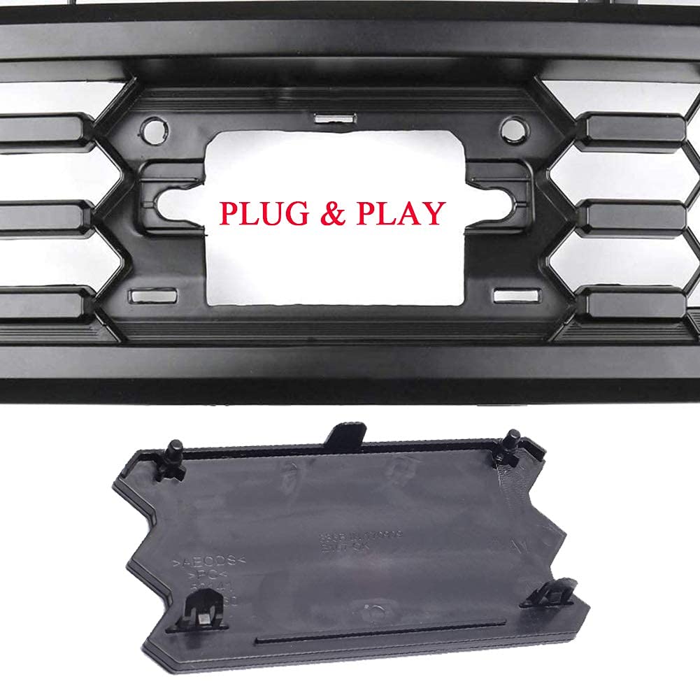 SETLUX Front Grille Garnish Radar Sensor Cover Replacement for Tacoma TRD PRO 2018 2019 2020 TSS Sensor Cover Replaces Part # 53141-35060