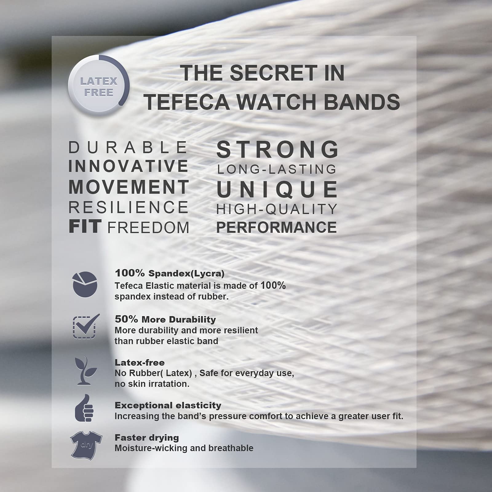 Tefeca Replacement Band for Fitbit Versa 3 and Fitbit Sense, Stretchy Elastic Strap for Sports Exercise Workout Yoga Pilates, Wristband for Women(Geometry,M fits Wrist Size : 6.5-7.0 inch)