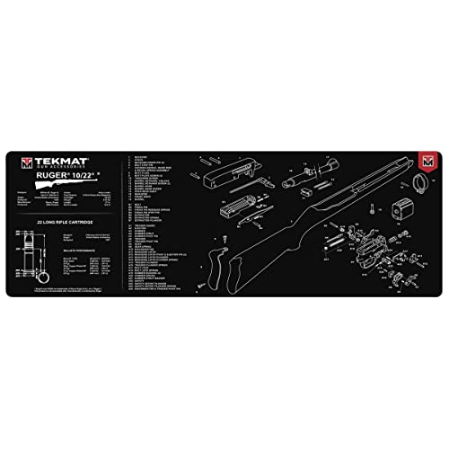 TekMat Ruger 10-22 Gun Cleaning Mat, Black