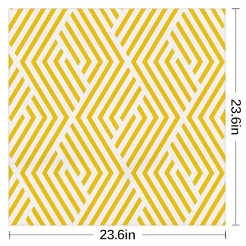 OHIKUETY Zig Zag Pattern Head Scarf for Women - Lightweight & Luxurious Like Silk Satin Scarf for Hair Wrapping at Night Bandana for Sleeping 35 Inch Square Scarf