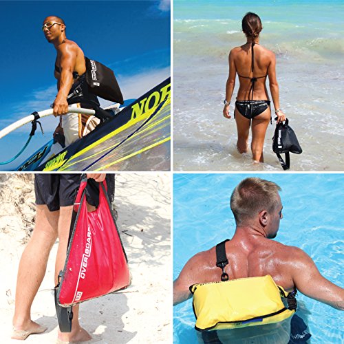 OverBoard Waterproof Dry Flat Bag, Black, 30-Liter