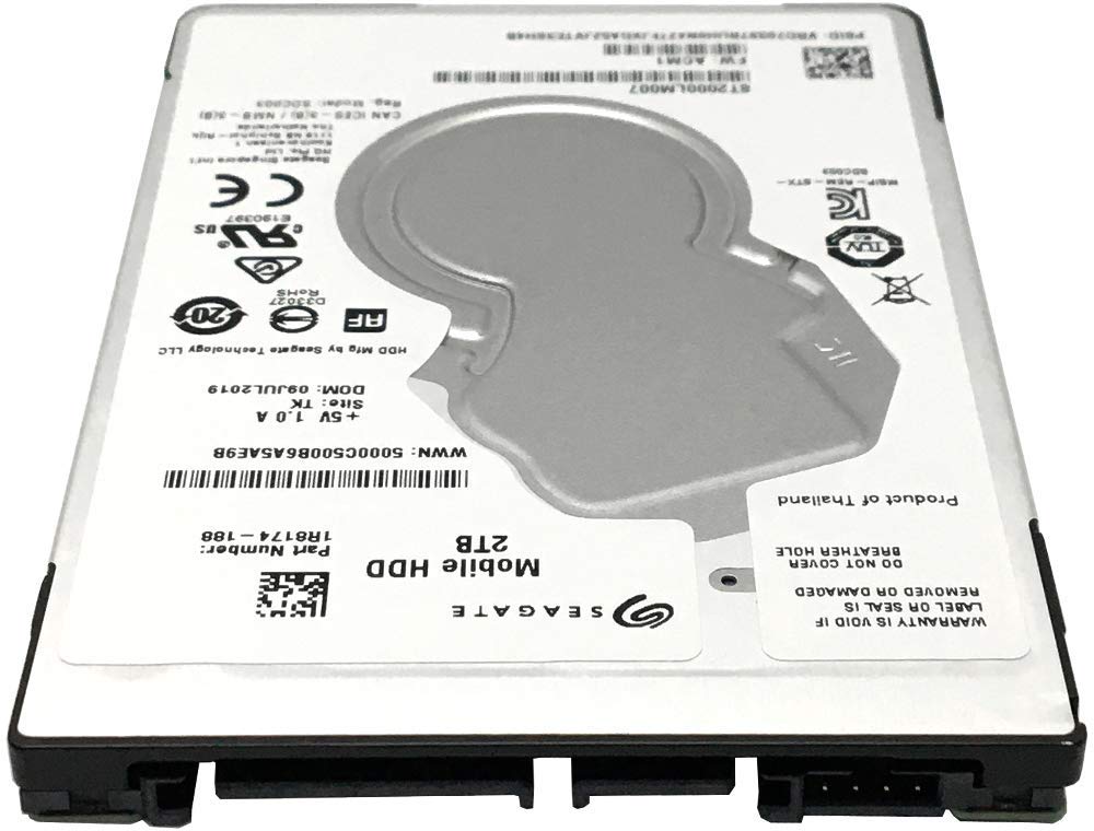 Seagate 2TB 5400RPM 128MB Cache SATA 6.0Gb/s (7mm) 2.5in PS4 Internal Gaming Hard Drive (Renewed)