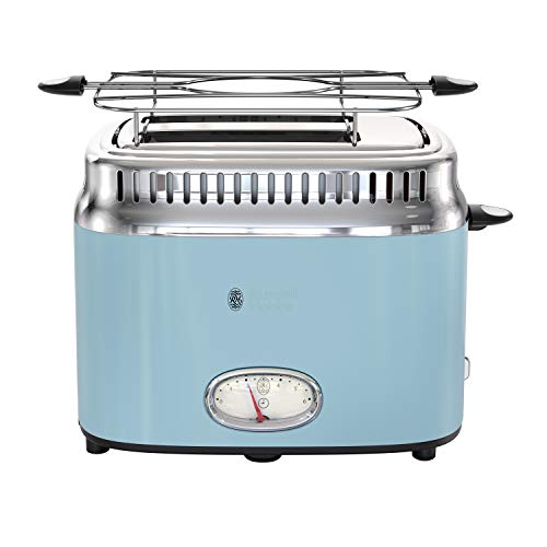Russell Hobbs TR9150BLR Retro Style 2-Slice Toaster, Heavenly Blue