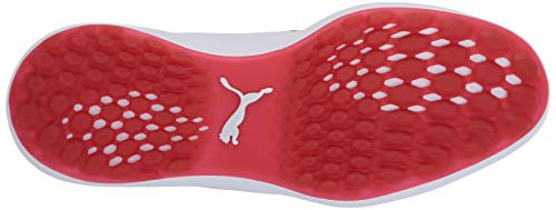 Puma Golf Men's Ignite Nxt Lace Golf Shoe, Puma White-Puma Silver-Peacoat, 9 M US