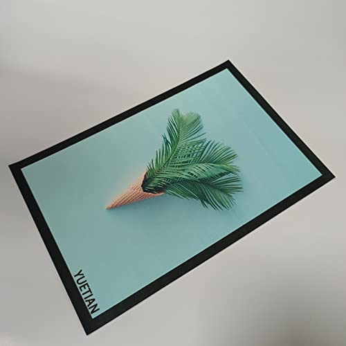 YUETIAN Original art pictures on canvas, Framed Plant Canvas Wall Art Decor