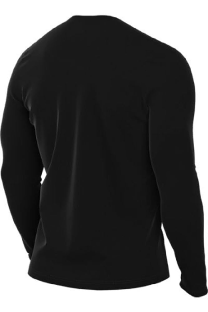 Nike Men's Team Legend Long Sleeve Tee Shirt (Large, Black)