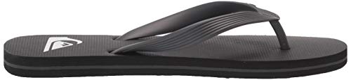 Quiksilver Men's Molokai 3 Point Flip Flop Sandal, Black 1, 10