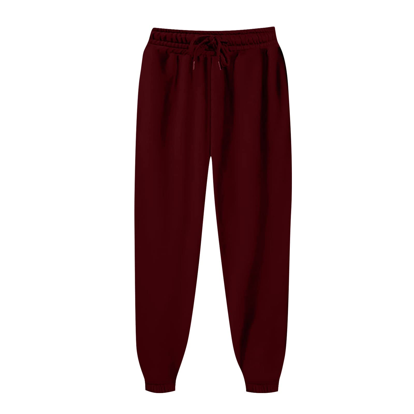 Womens Sweatpants High Waisted Sporty Gym Active Jogger Pants Plus Size Y2k Jogger Sweats with Pocket