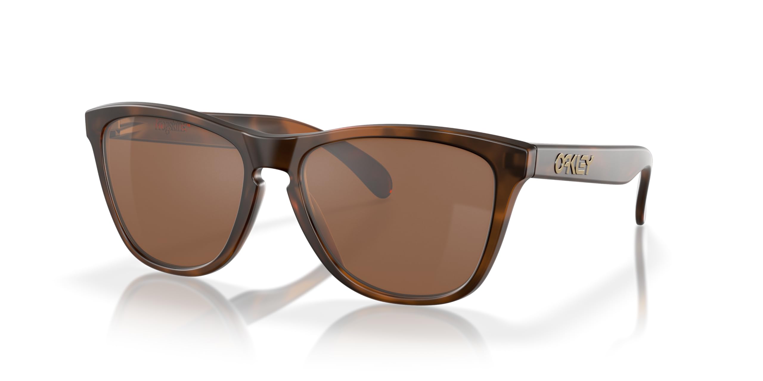 Oakley OO9013 Square Sunglasses, Matte Brown Tortoise/Prizm Tungsten, 55 mm