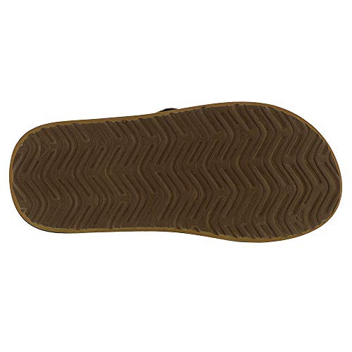Quiksilver Unisex-Child Youth Monkey Wrench Flip Flop Sandal Big, TAN-Solid, 1(32) M US Little Kid