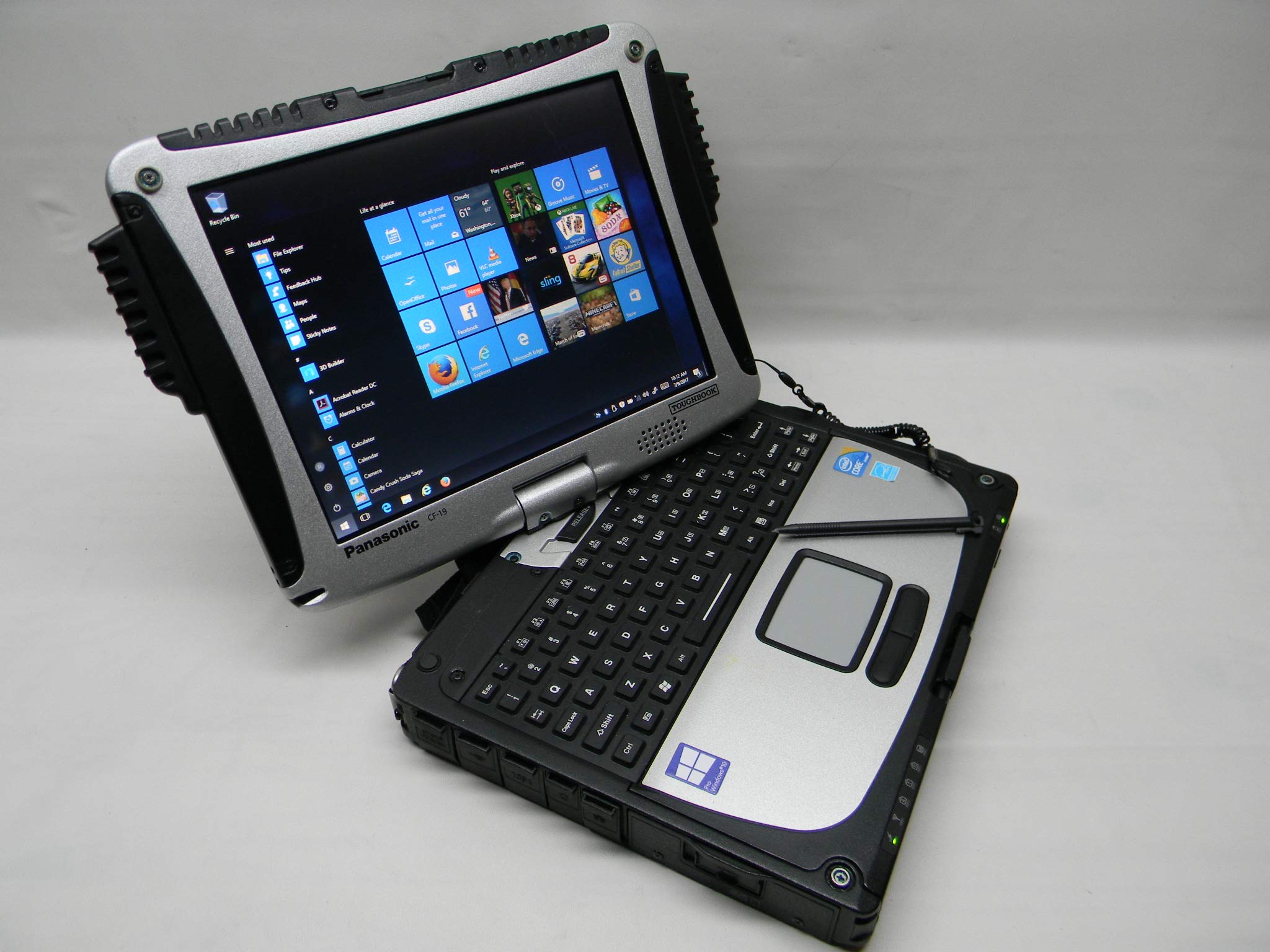 Toughbook Model CF-19 Super Rugged Extra Tough Tablet Win 10
