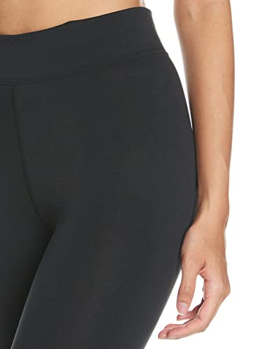 Nike Sportswear Essential Women's High-Waisted Leggings (Medium, Black/White)