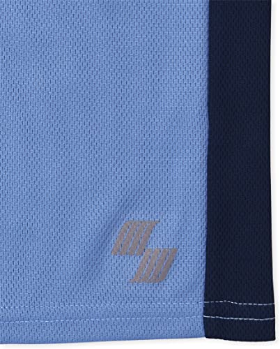 The Children's Place Boys Short Sleeve Moisture Wicking and Quick Drying Mesh Performance Top, Multi Clr 2-Pack, X-Large (14)