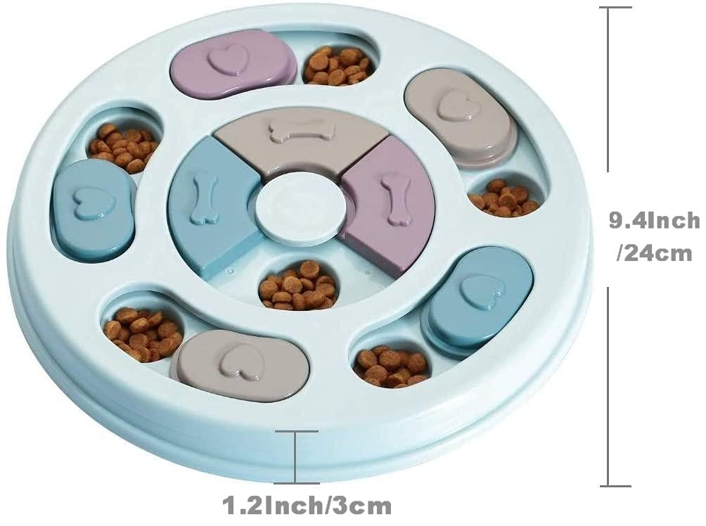 PetHse Dog Puzzle Toys, Interactive Training Toy Box, Slow Feeder Food Dispenser for Pets, Feeder Toys for IQ Training & Mental Enrichment