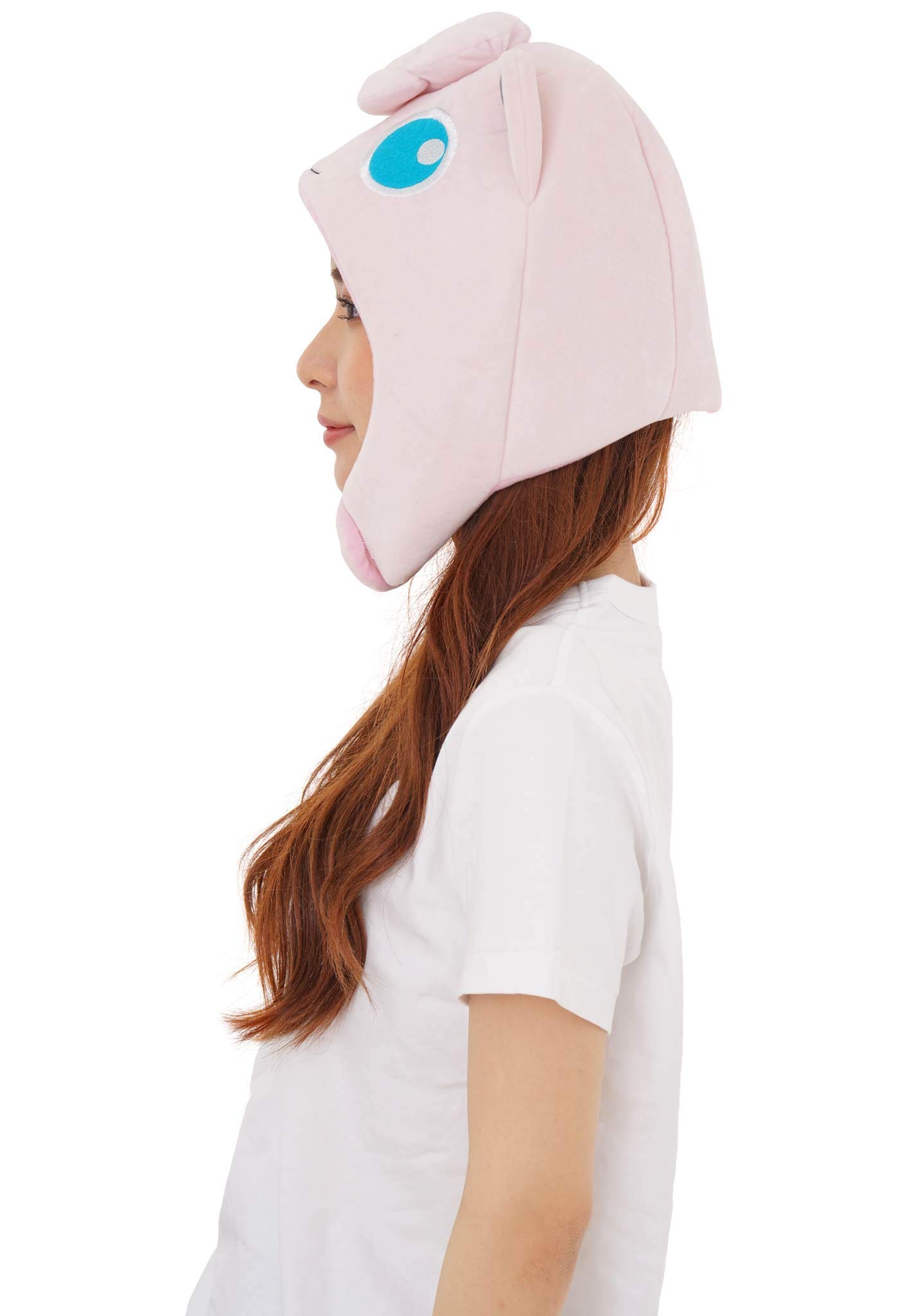 SAZAC Kigurumi Hat - Pokemon - Jigglypuff - Cozy Costume Beanie Cap - Adult Size