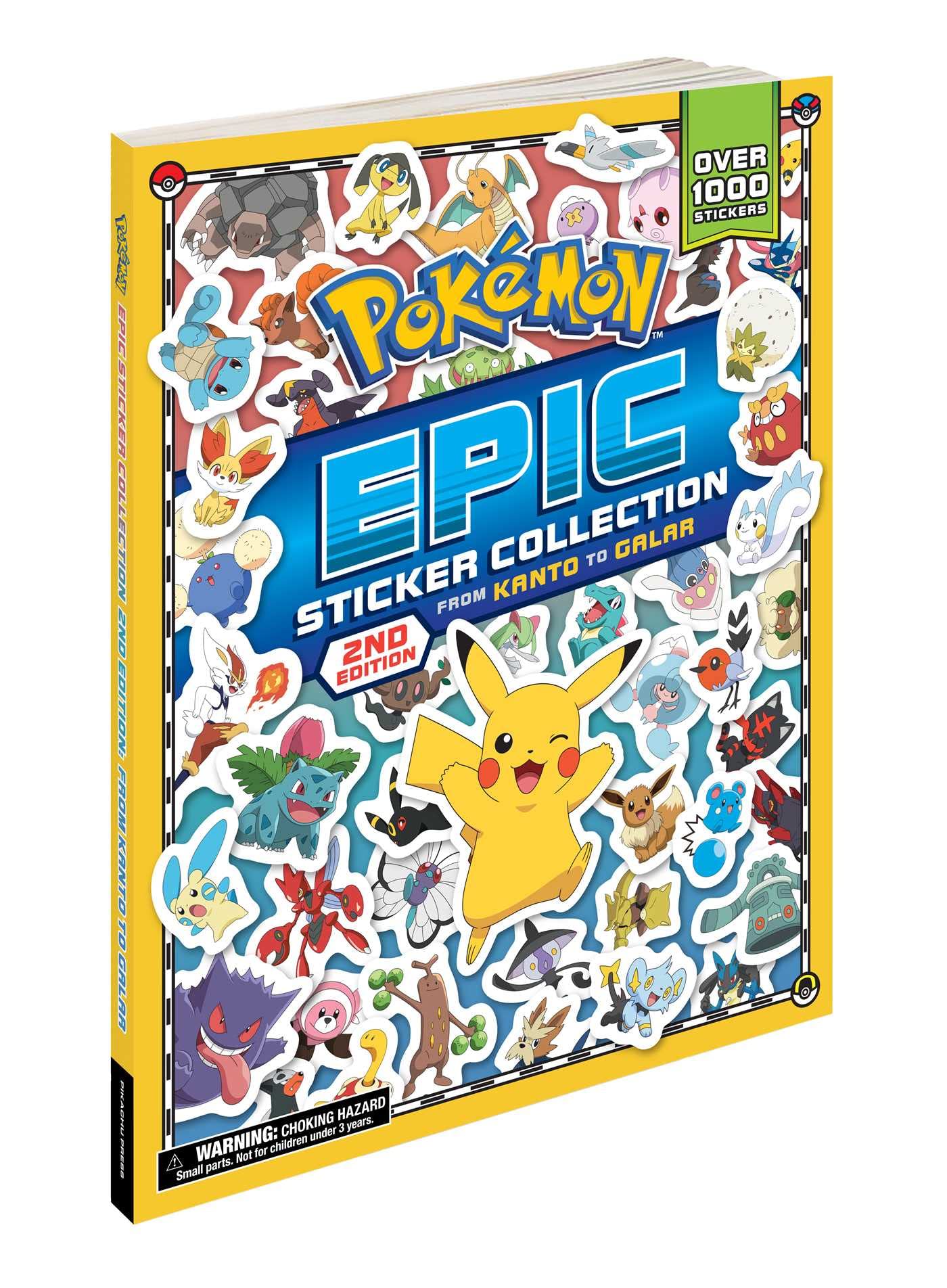 PokƩmon Epic Sticker Collection 2nd Edition: From Kanto to Galar (2) (Pokemon Epic Sticker Collection)