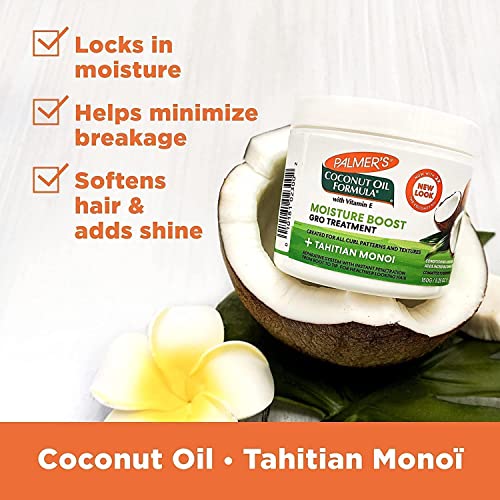 Palmers Coconut Oil Moisture Gro Hairdress Jar 5.25 Ounce (155ml) (Value Pack of 2)