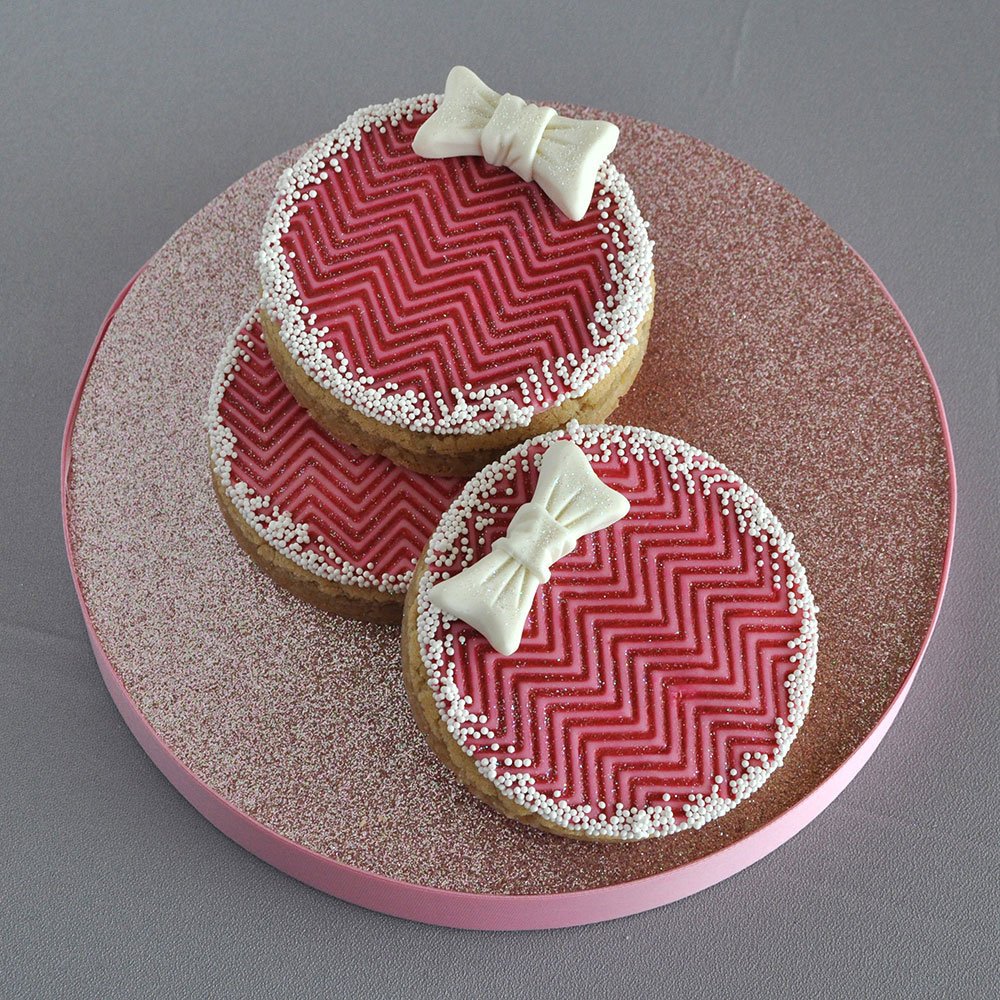 Sweet Elite Tools Chevron Texture Sheets - Set of Three Chevron Impression Mats By Lauren Kitchens