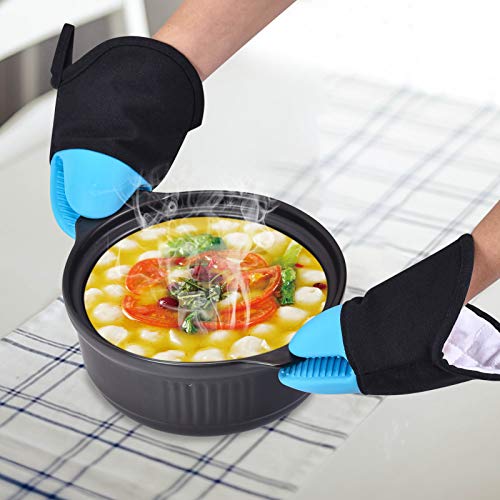 Ubrand Flybirdshome Mini-Oven Gloves,Cooking Pinch Gloves,Silicone Oven Mitts, Pinch Potholders for Kitchen,Cooking Gloves Heat Resistant,Pot Holders and Oven Mitts Sets Suitable for Kitchen Cooking