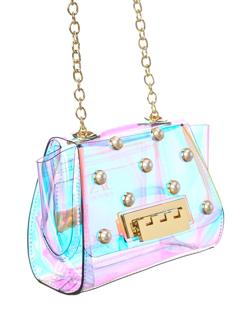 ZAC Zac Posen Eartha Mini Chain Crossbody - Clear Pearl Lady Iridescent One Size