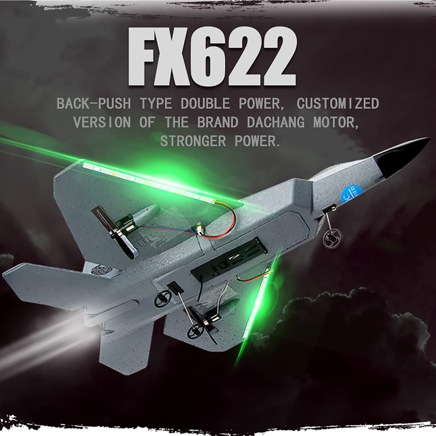 OTXKOO RC Plane Remote Comtrol Airplane RTF RC Plane, 2CH Remote Control Airplane F22 Jet Indoor Outdoor 2.4GHz Radio Control Aircraft for Kids Boys Beginner