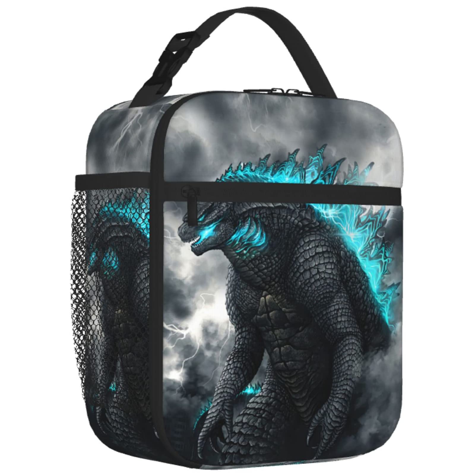 Yiwbor Portable Lunch Box Insulated Lunch Bag Reusable Cooler Tote Bag for Work Picnic Camping