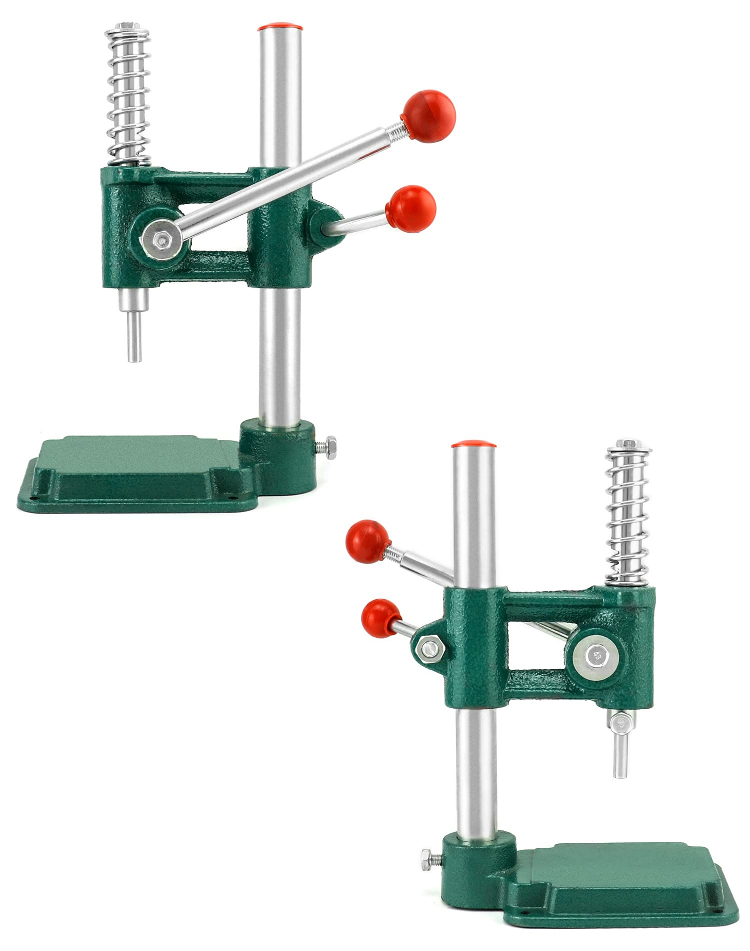 QWORK Button Maker Kit with 3 Sizes Die Sets and 300 Buttons, 11/16", 1", 1-3/16" (18, 25, 30mm) Diameter Hand Fabric DIY Button Making Punch Cloth Button Cover Making Machine Tool