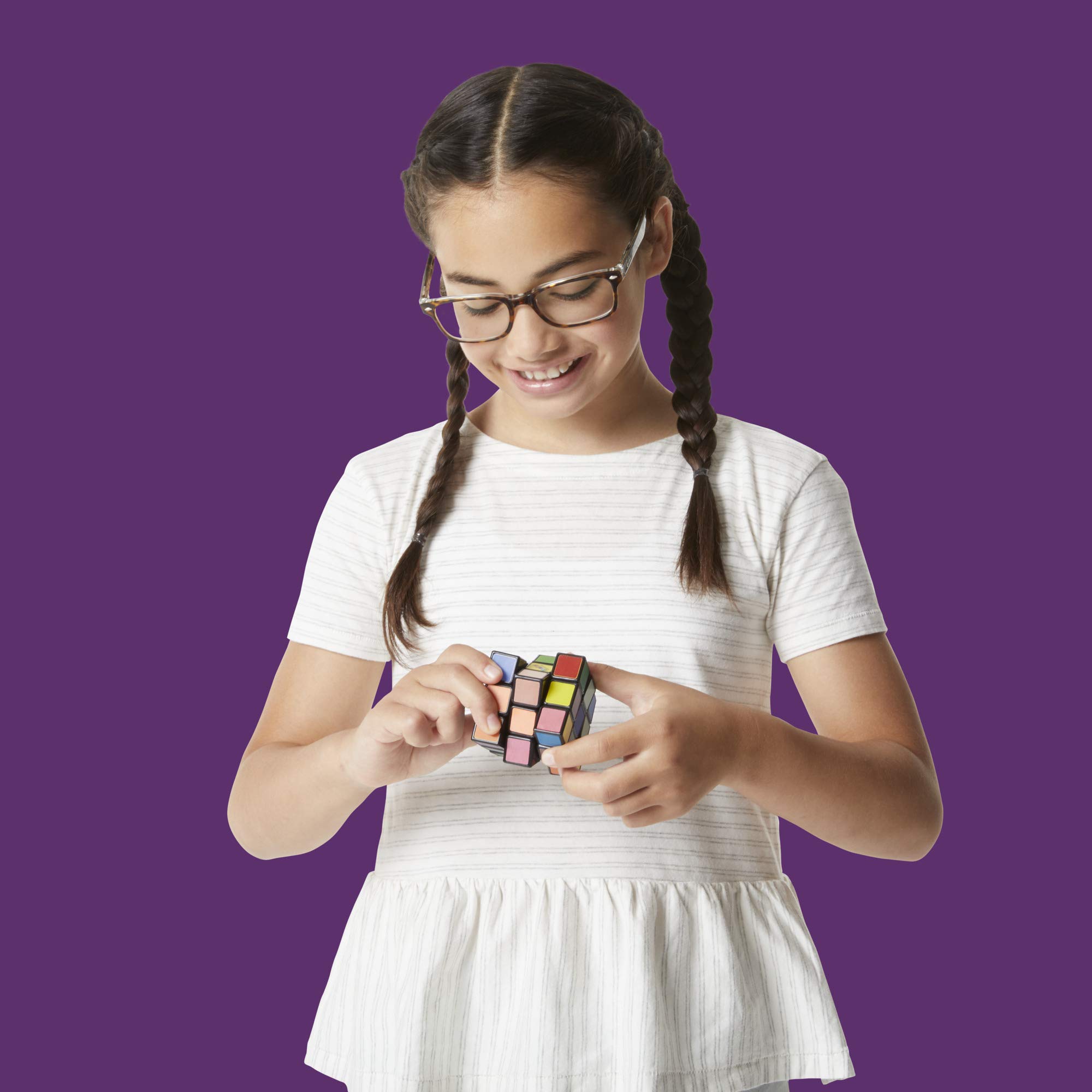 Rubik's Impossible Puzzle; Original Rubik's Product; 3 x 3 Lenticular Puzzle; Rubik's Cube Color Change Puzzle for Kids Ages 8 and Up (E8069)