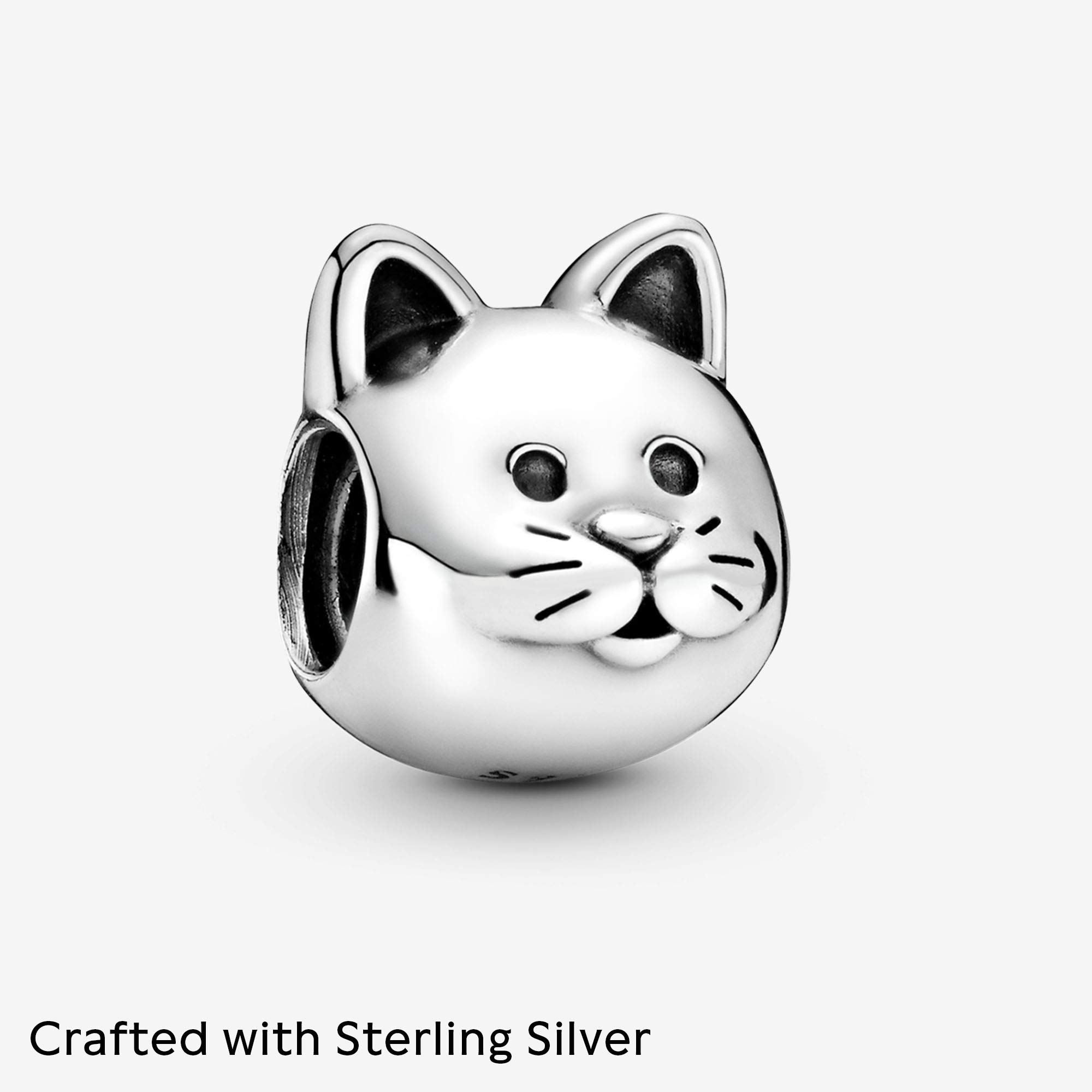 Pandora Jewelry Curious Cat Sterling Silver Charm