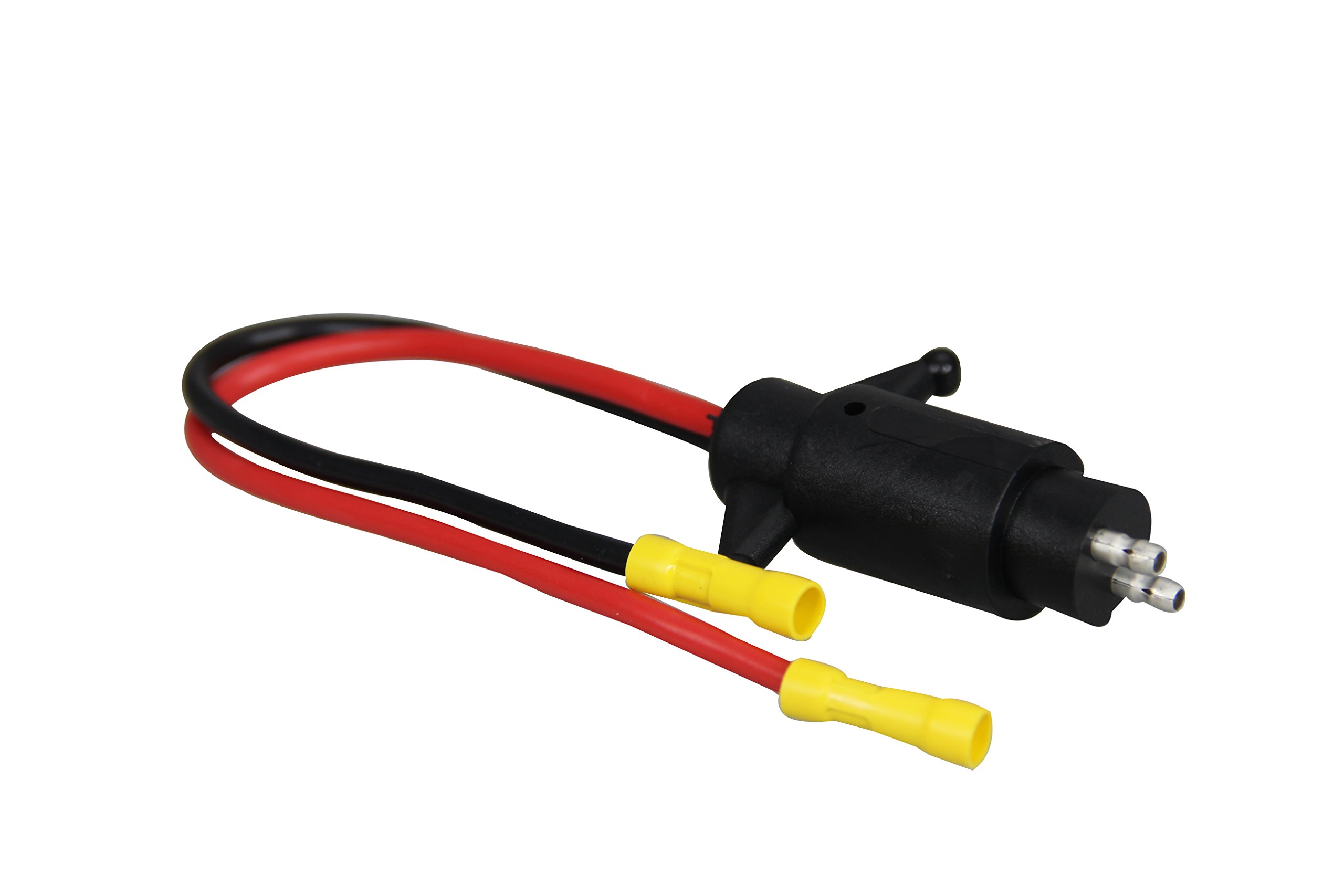 Pactrade Marine Boat Trolling Motor Plug & Socket Set 12V 2-Wire 10 Gauge