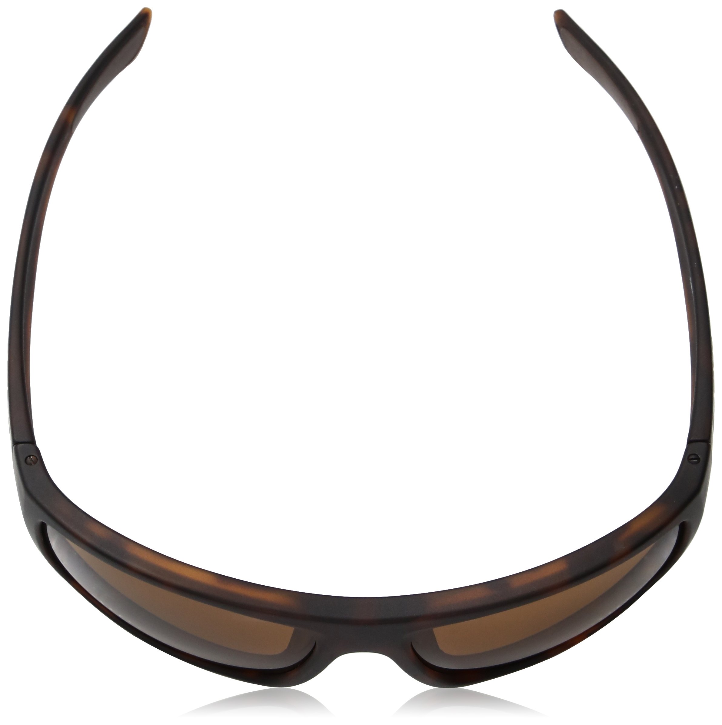 Native Eyewear Distiller Rectangular Sunglasses, Matte Dark Tortoise/Brown Polarized, 62 mm