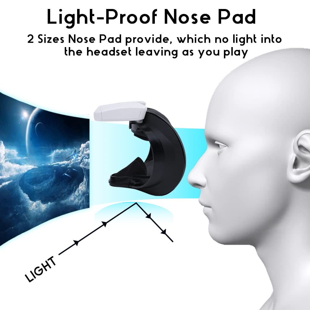 Vrbort VR Facial Interface with Air Circulation for Quest 2 Lens Fogging, Ultra Quiet Cooling Fan Face Cover, Sweat Proof PU Leather