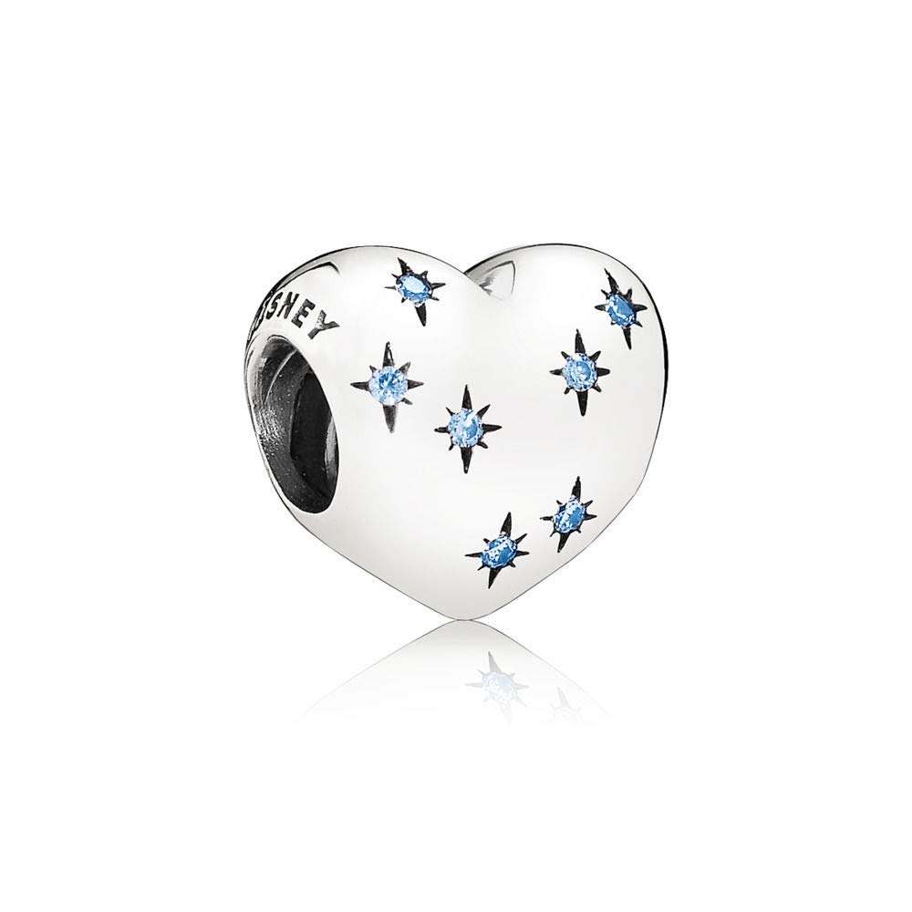 PANDORA Women's Disney Cinderella Heart Silver Charm - 791593CFL