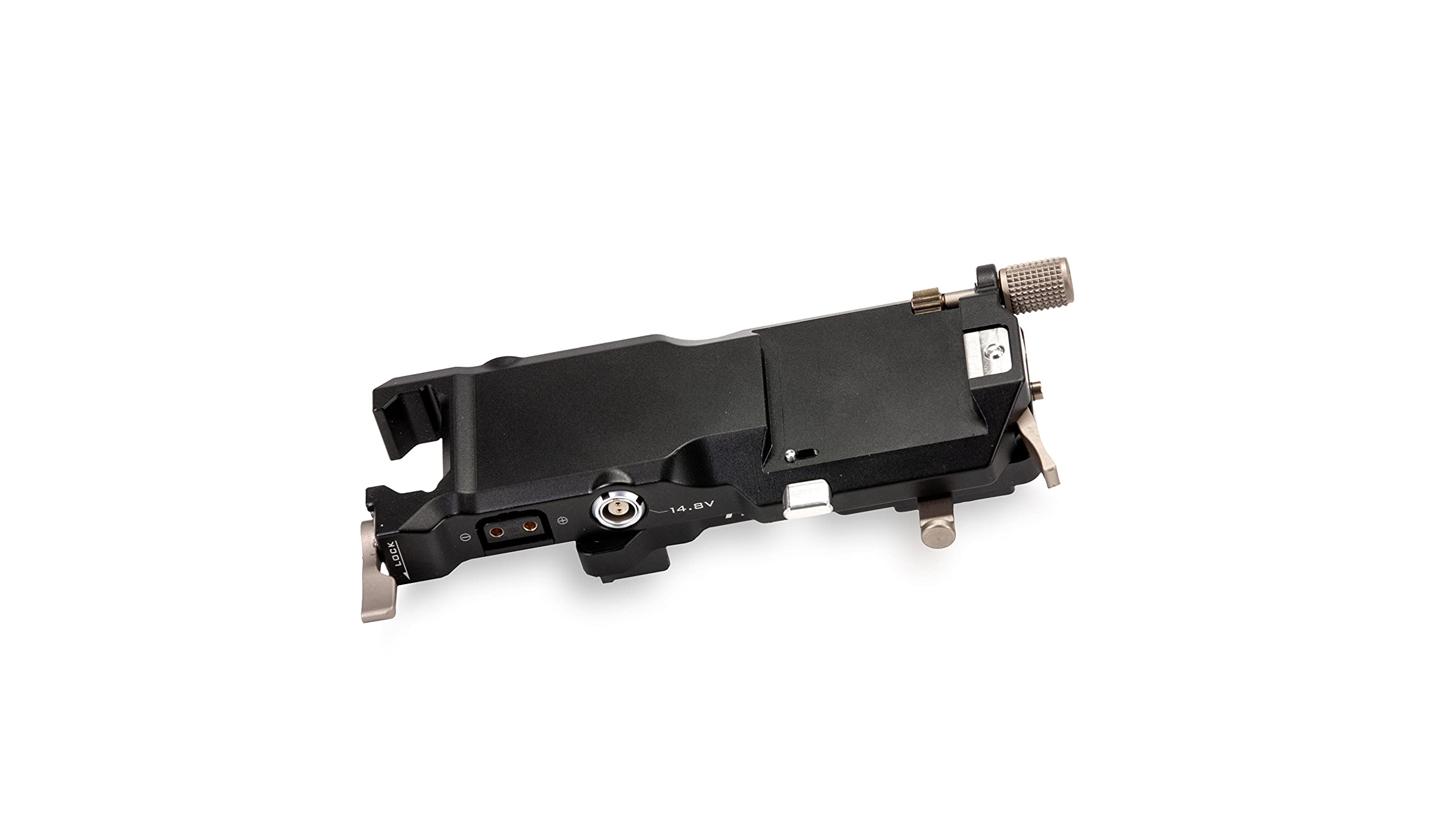 Tilta Battery Plate Compatible with RS 2 Power Pass-Through Plate Kit | Better Balance, Increased Power Outputs | V-Mount | TGA-PPK-V