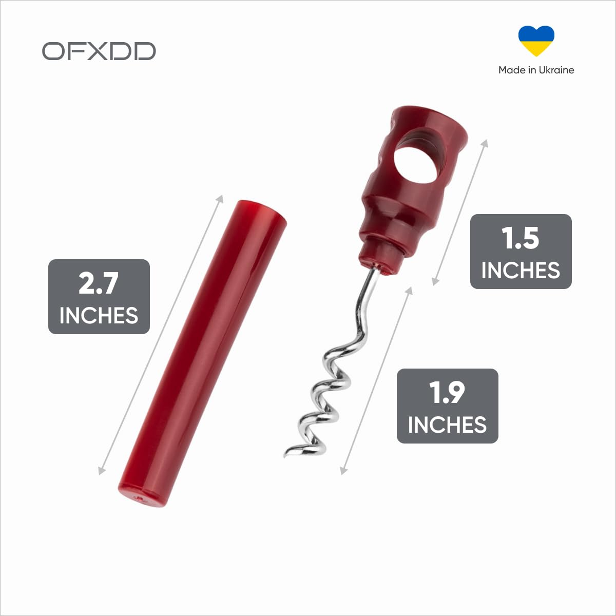 Wine bottle opener - Travelers Corkscrew Set of 3