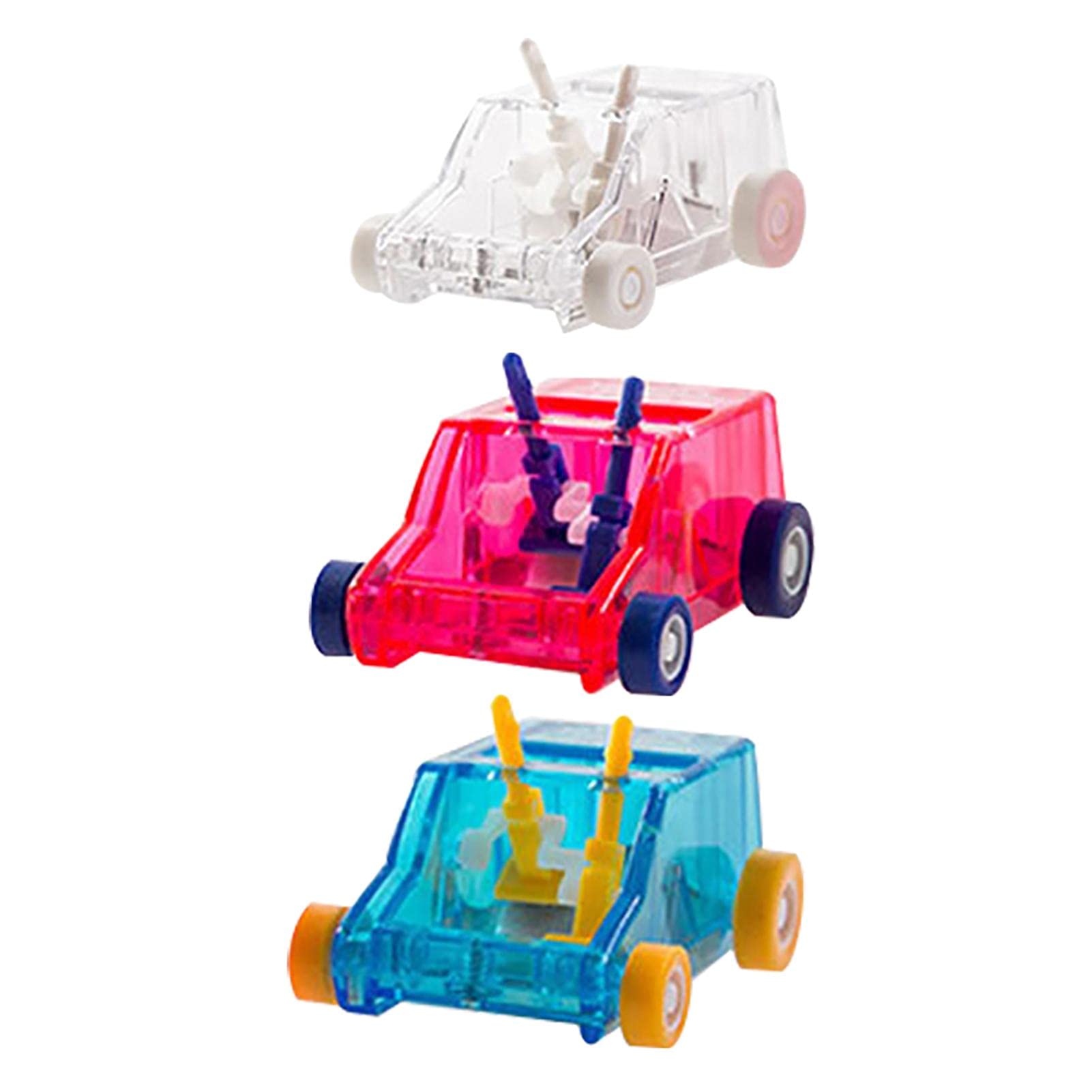 ZHIPAI 3PCS Car Table Dust Cleaning & Stationery Keyboard Desktop Dust Cleaner Confetti Pencil Eraser Dust Sweeper Toy (Random Color)