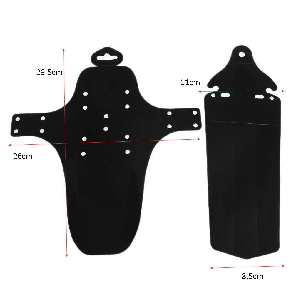 OTGO 1Pair Bicycle Bike Front Mudguard Rear Road Cycling Mountain MTB