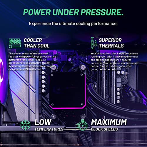 Skytech Gaming Azure Gaming PC Desktop β Intel Core i9 13900K 3.0 GHz, NVIDIA RTX 4090, 2TB NVME Gen4 SSD, 64GB DDR5 RAM RGB, 1000W Gold PCIE 5.0 PSU, 360mm AIO, 11AC Wi-Fi, Windows 11 Home 64-bit